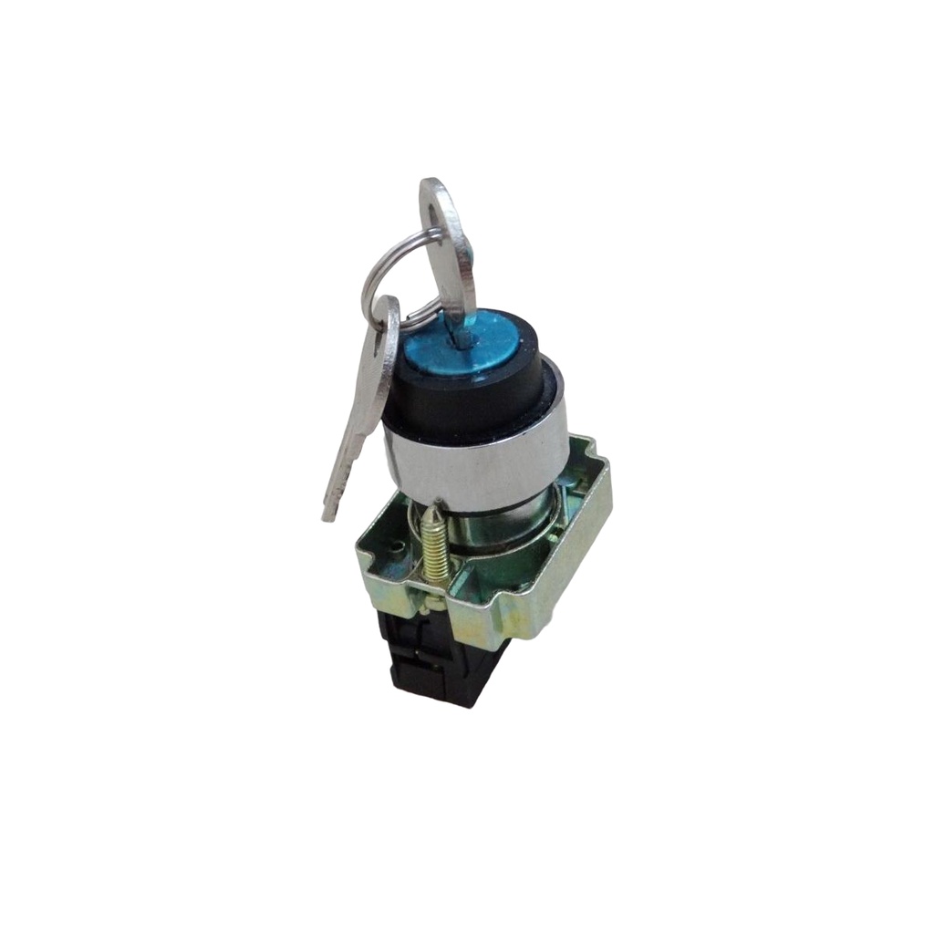 XB2-BG21C Selector Rotary Self-locking + Key 2 Position Push Button Switch 10A 1NO 22mm | Shopee ...