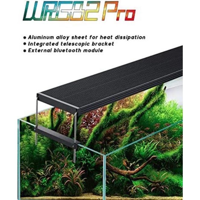 Chihiros Wrgb2 Pro 90cm.(Built-in Bluetooth) โคมไฟ WRGB LED สำหรับ ...