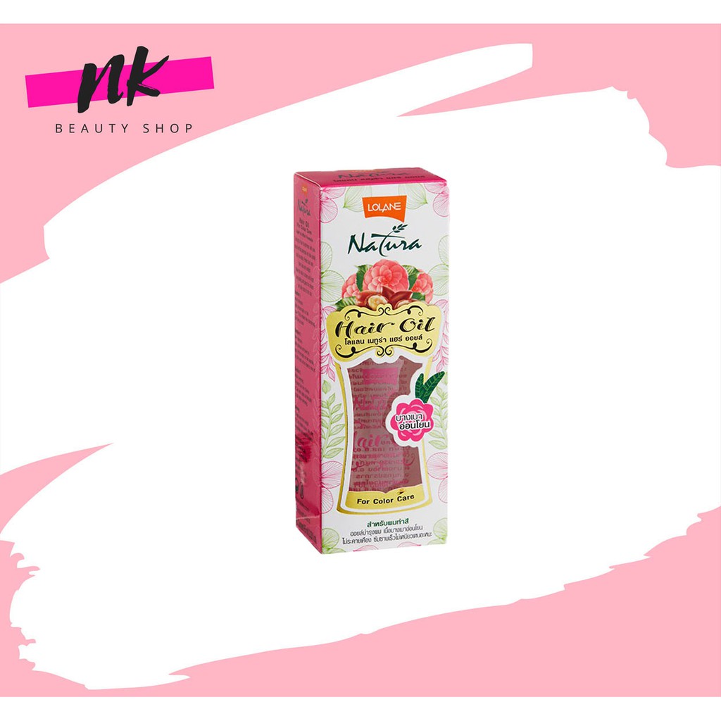 โลแลน เนทูร่า แฮร์ ออยล์ (สำหรับผมทำสี) LOLAND Natura Hair Oil 65 ml. | Shopee Thailand