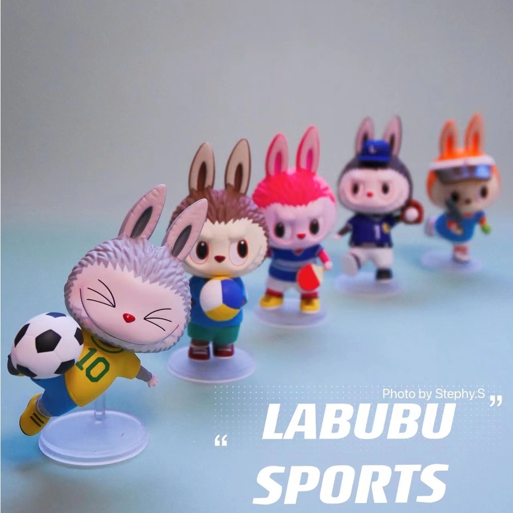 ของแท้POPMART Labubu Sports series ยืนยันตุ๊กตารูปเครื่องประดับของขวัญ ...