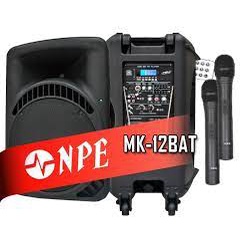 NPE MK-12BAT (Bluetooth) ตู้ลำโพงพลาสติก 12" มีแอมป์+ไมค์ลอย (Bluetooth) 300w | Shopee Thailand