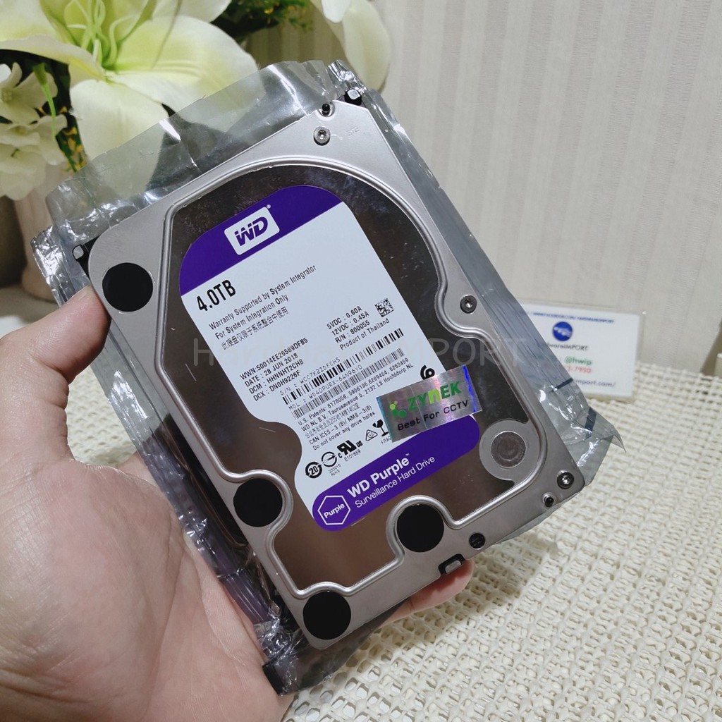 4TB WD PURPLE HARDDISK 24/7 | Shopee Thailand