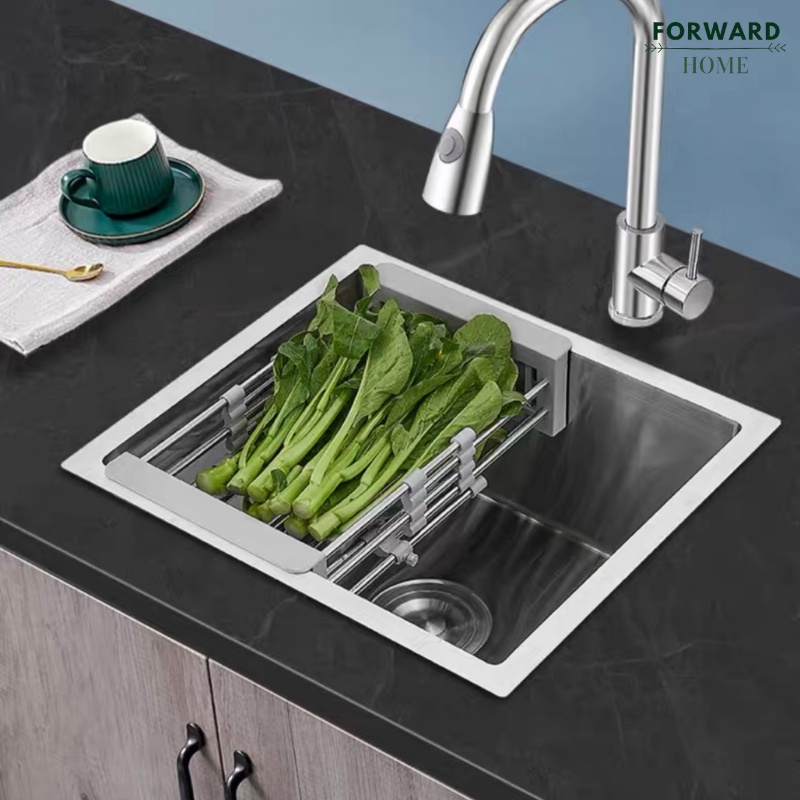 Forward ซิงค์ล้างจาน อ่างล้างจาน 1หลุม วัสดุสแตนเลสเกรด304 ขนาด45x45ซม Kitchen sink ,stainless ...
