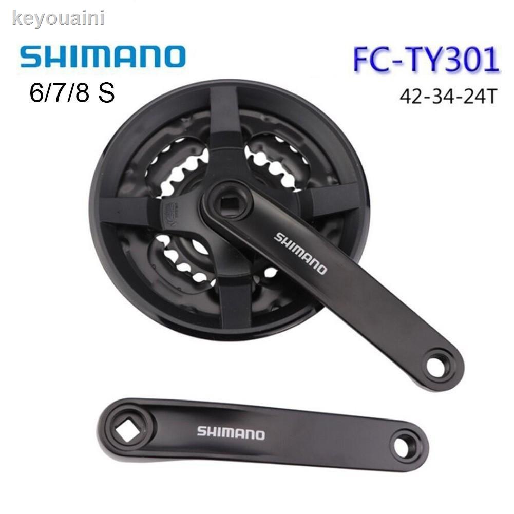ขาจาน Shimano tourney ty301 แบบ3ใบจาน ใช้กับกระโหลกเหลี่ยมอุปกรณ ...