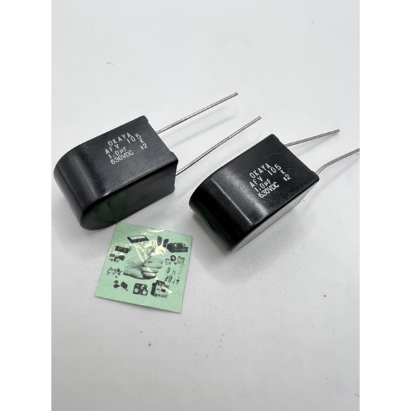 capacitor okaya 1uf 630vdc AFV 105 2P ไม่มีขั้ว ราคาต่อตัว | Shopee ...
