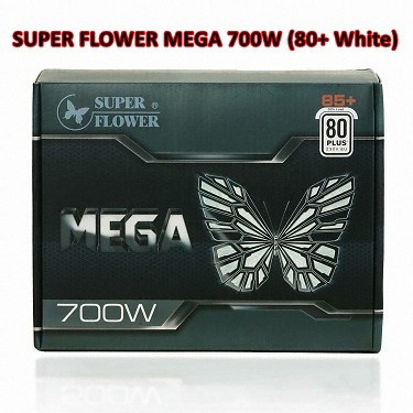 POWER SUPPLY (อุปกรณ์จ่ายไฟ) SUPER FLOWER MEGA 700W (80+ White) ประกัน ...