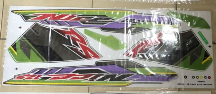 สติ๊กเกอร์ NICE 125 S เคลือบเงาแท้ Honda ไนท์ | Shopee Thailand