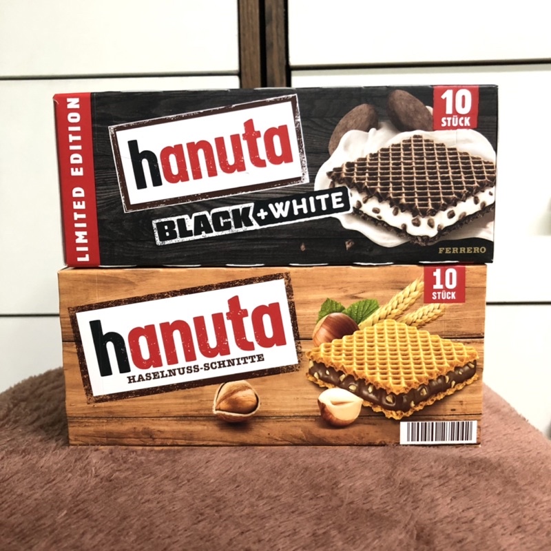 Ferrero Hanuta Wafer Filled with Hazelnut Chocolate Cream ฮานูตะ เวเฟอร ...