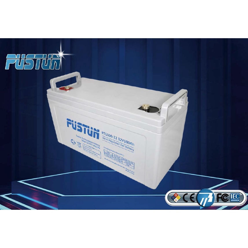 Battery GEL แบต เจล Deep Cycle GEL ยี่ห้อ PUSTUN ขนาด 12V ความจุ 24-38 ...