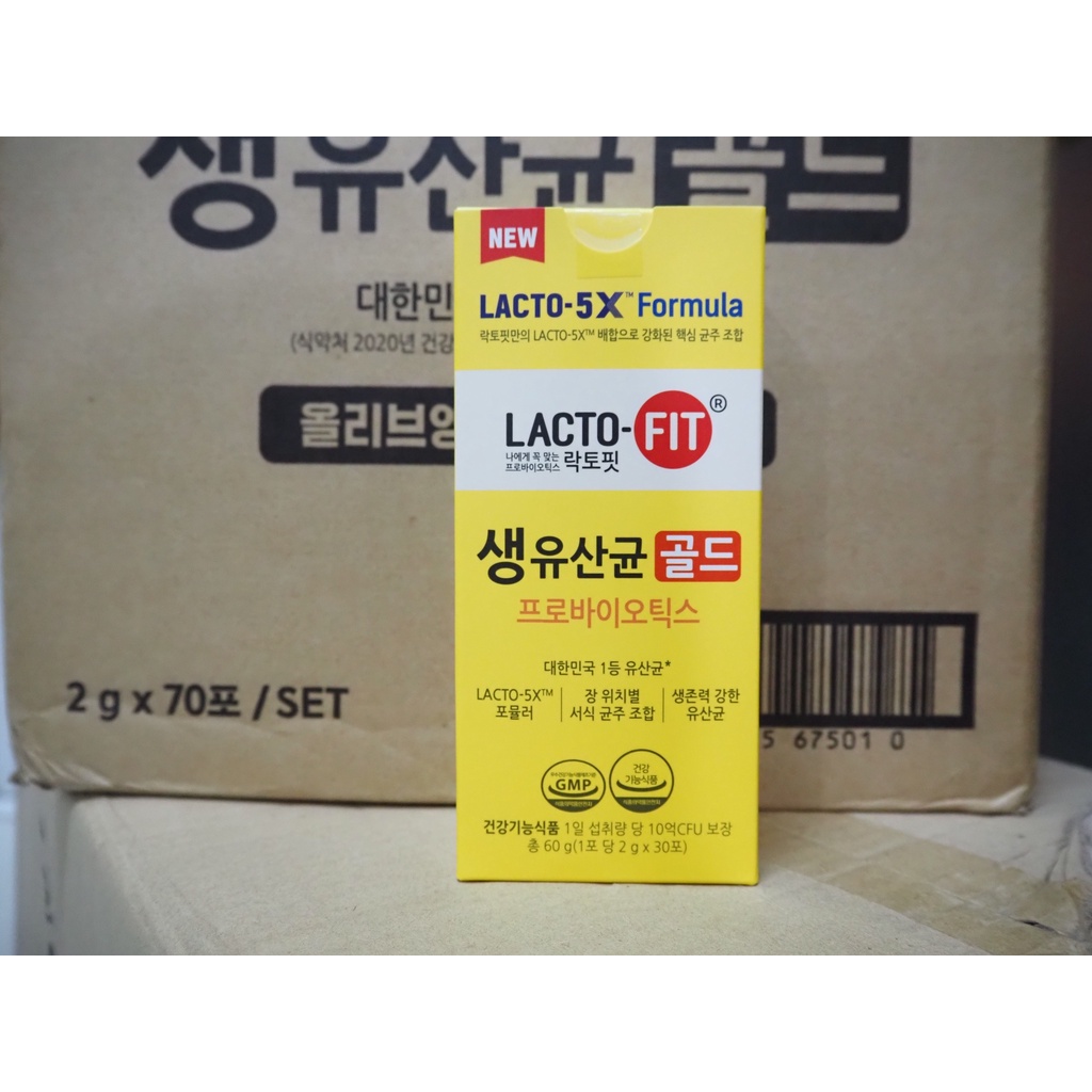 LACTO-FIT 5X™ Formula Lactofit Live Lactobacillus Gold 50/70 Packs ...