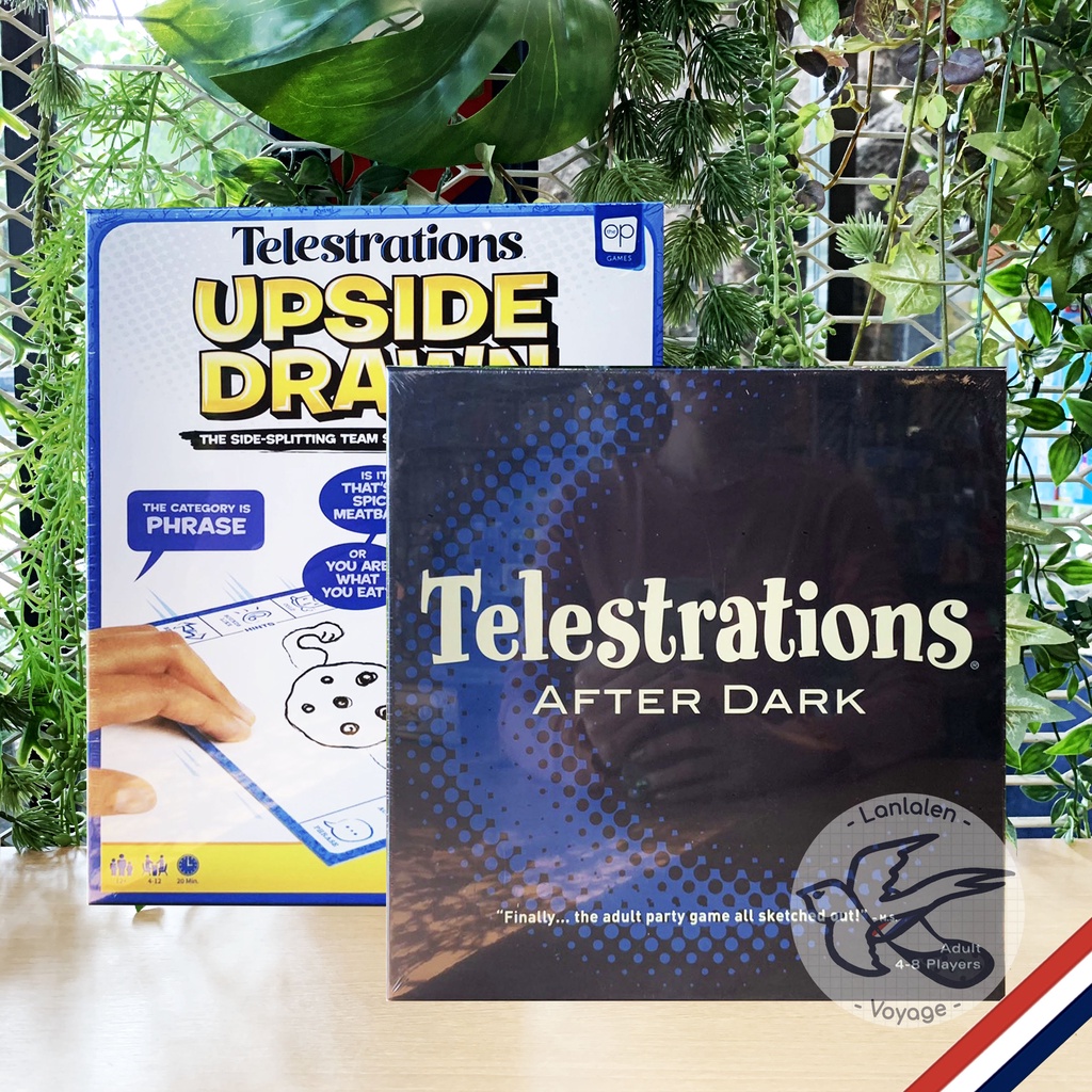 Telestrations: Upside Drawn / Telestrations: After Dark [Boardgame] | Shopee Thailand