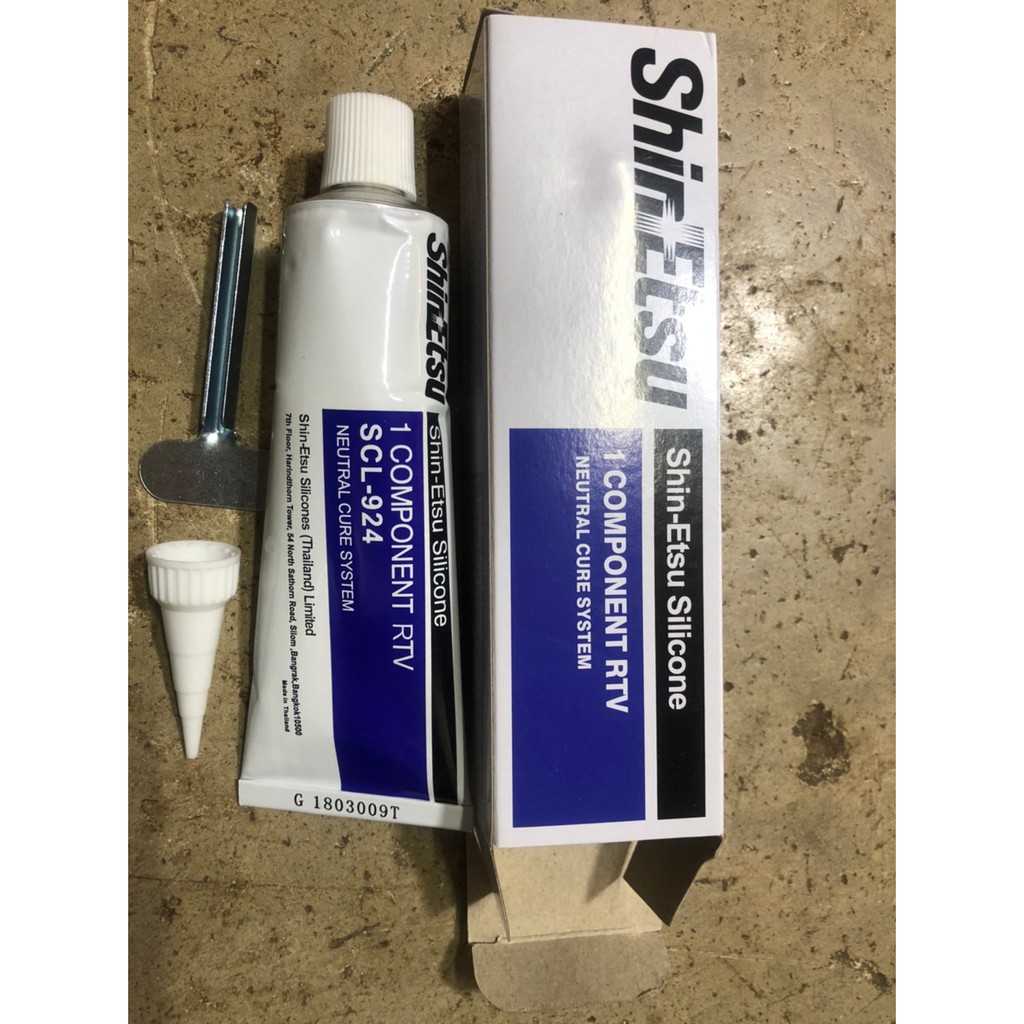 ShinEtsu กาวทาประเก็น กาวโตต้า หลอดใหญ่ สีเทา SCL-924 100กรัม | Shopee Thailand