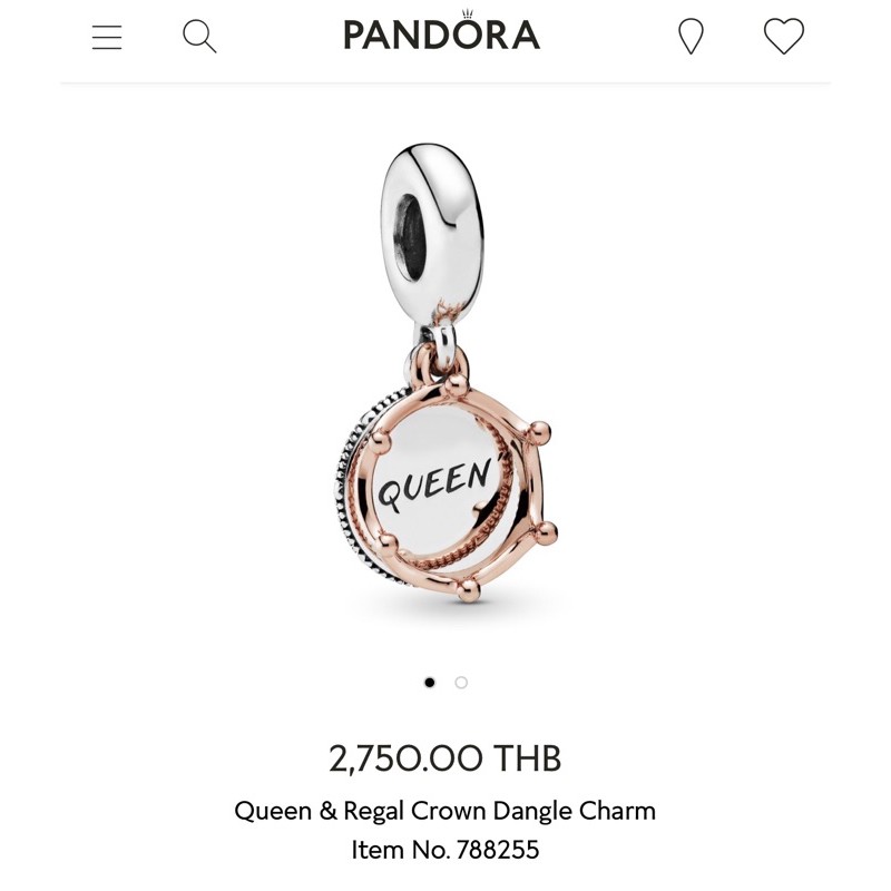 Queen dangle Pandora แท้ 💯 | Shopee Thailand