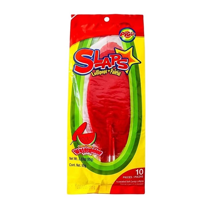 Mexican Slaps Lollipop Candy - 10 lollipops in a pack 10 อมยิ้มในแพ็ค ...