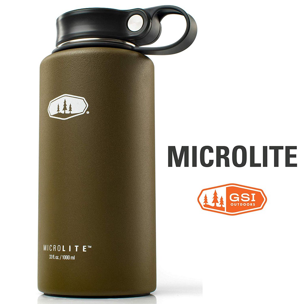 ขวดนำ้ GSI Microlite 1000 Twist #Olive | Shopee Thailand