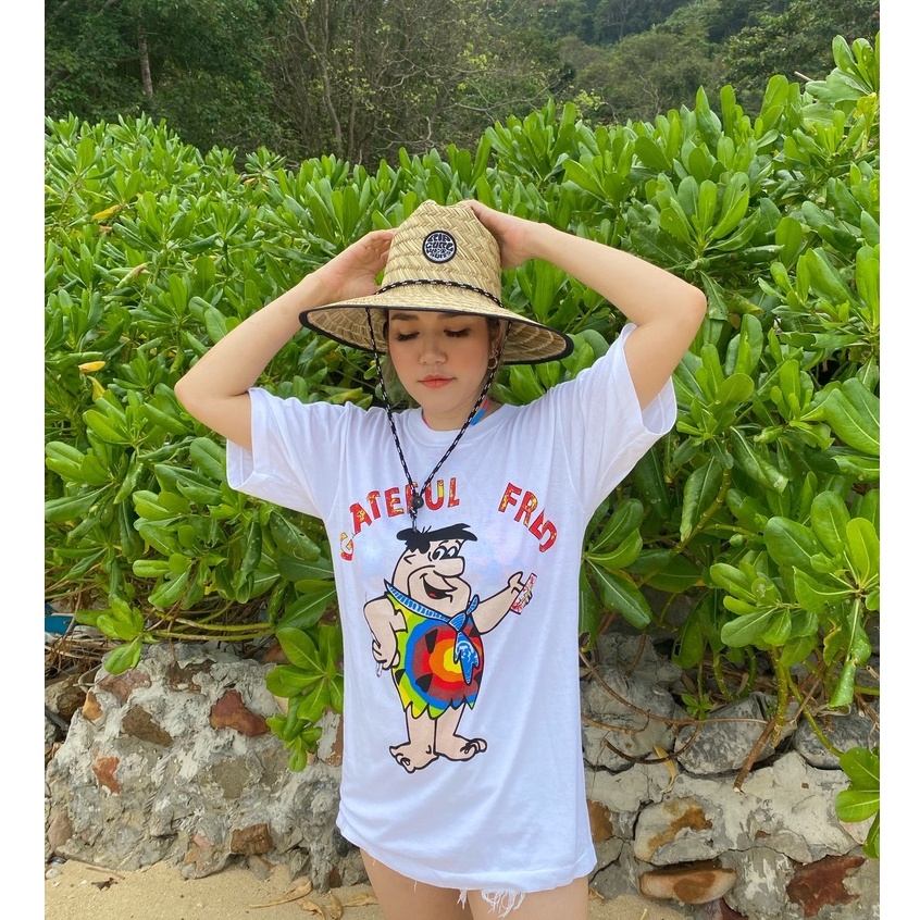 GRATEFUL FRED - UNISEX เสื้อยืดผ้าฟอก เสื้อยืดลายการ์ตูน | Shopee Thailand