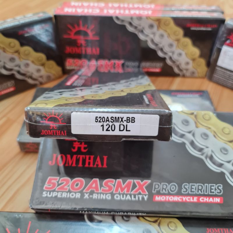 โซ่พระอาทิตย์ X-ring JOMTHAI ขนาด โซ่520 จำนวน 120 ข้อ ของแท้ พร้อมส่งทันที ราคาโรงงาน | Shopee ...