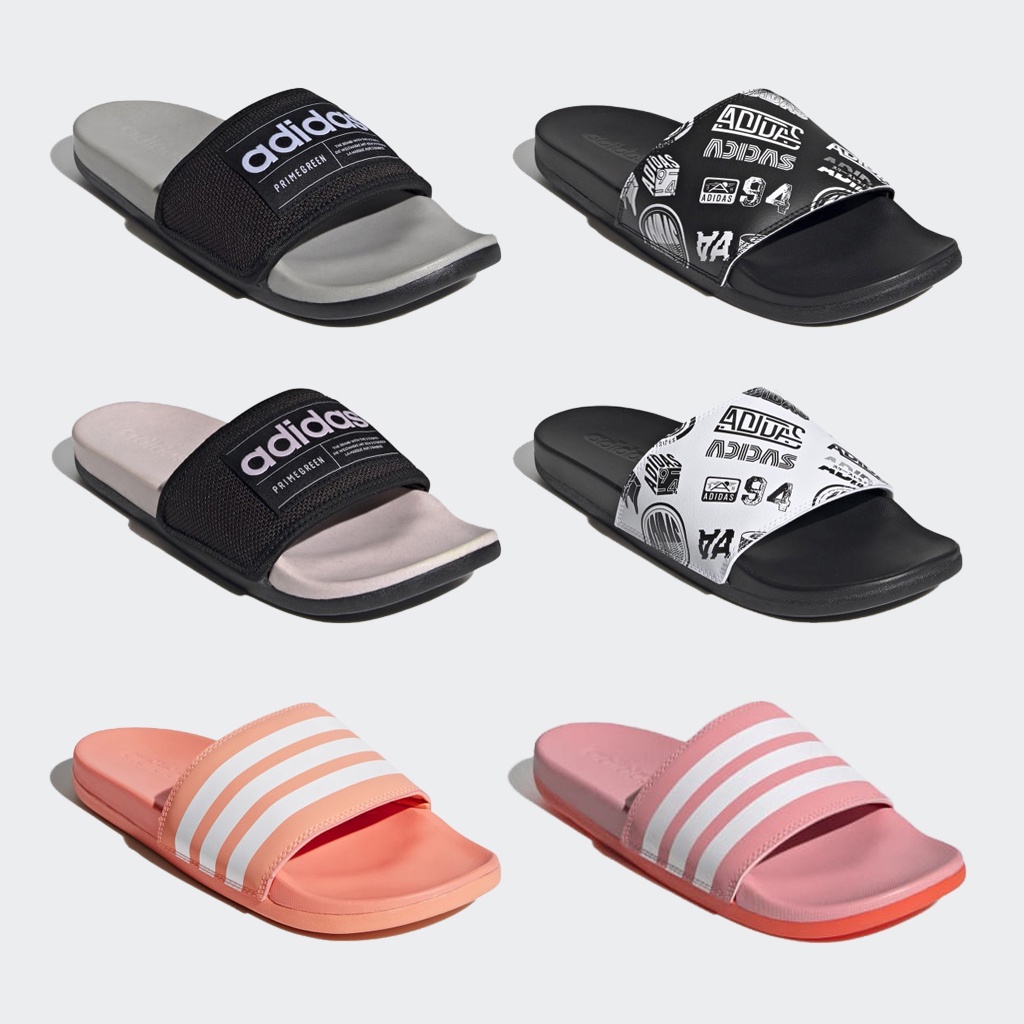 Adidas รองเท้าแตะ Adilette Comfort Slides (5สี) | Shopee Thailand