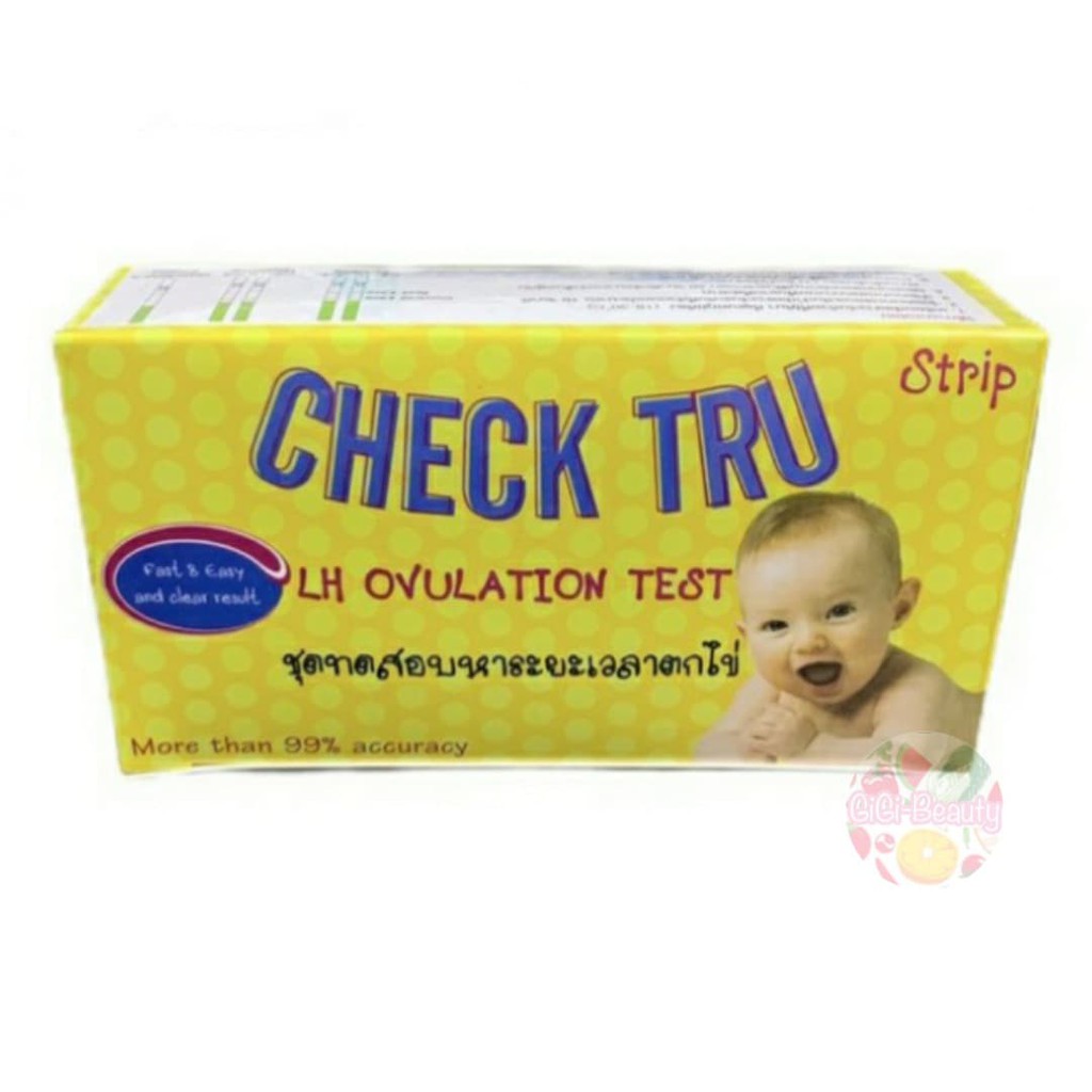 Check Tru Ovulatuon test ชุดตรวจสอบวันตกไข่ 5 แผ่น/กล่อง | Shopee Thailand