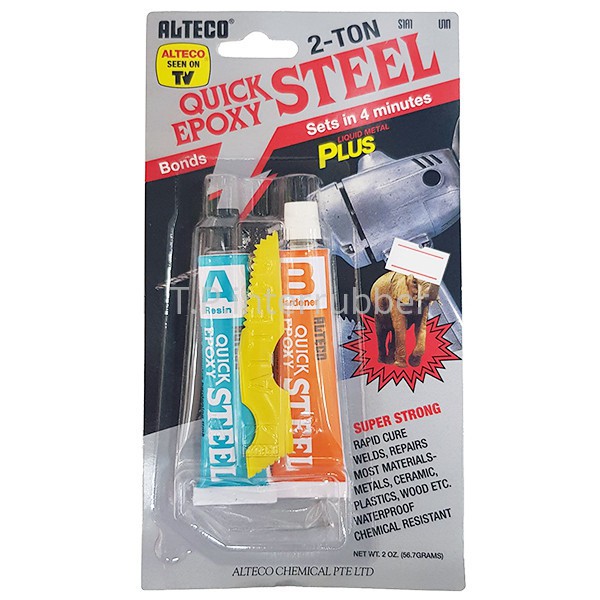 [พร้อมส่ง] Quick Epoxy Steel 2-Ton ALTECO กาวติดเหล็ก ยาปะเหล็ก 2 ตัน แห้งเร็วใน 4 นาที | Shopee ...