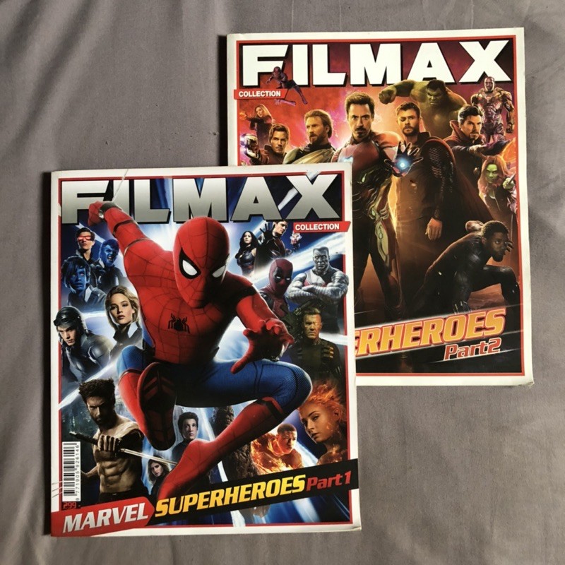 นิตยสาร FILMAX เรื่องราวเกี่ยวกับ Marvel ภาพสีทั้งเล่ม เนื้อหาอ่านง่าย ...