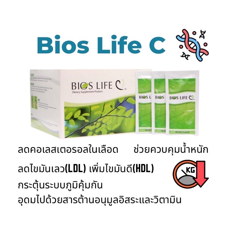 Bios Life C ไบออส ไลฟ์ ซี ลดคอเลสเตอรอล ควบคุมน้ำหนัก เพิ่มภูมิคุ้มกัน ...
