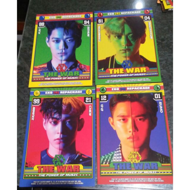 *รวมส่ง* โปสการ์ดEXO แท้จาก POWER | Shopee Thailand