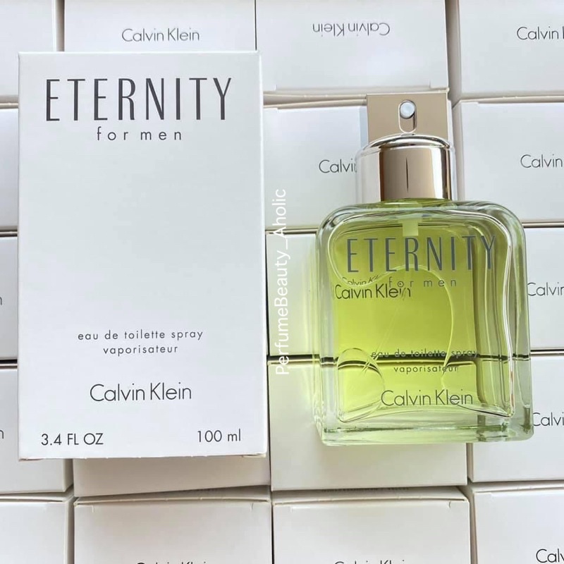 CK Eternity For Men 100ml. (EDT) กล่องเทส แท้100% ทักแชทเช็คสต็อกก่อน ...