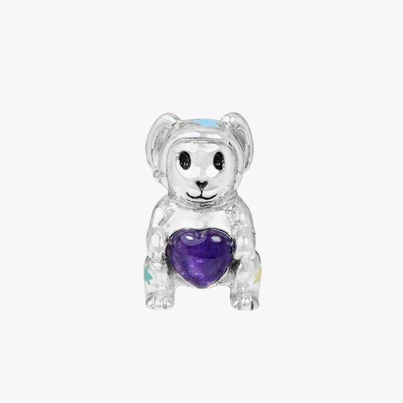 Moress Astro Bunny Purple Amethyst Bead | Shopee Thailand