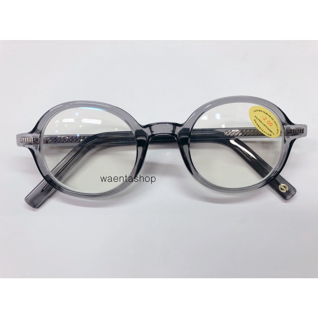 แว่นสายตาสั้น/ยาว กรองแสงสีฟ้า Anti Blueblock ทรงวินเทจ 7423A | Shopee Thailand