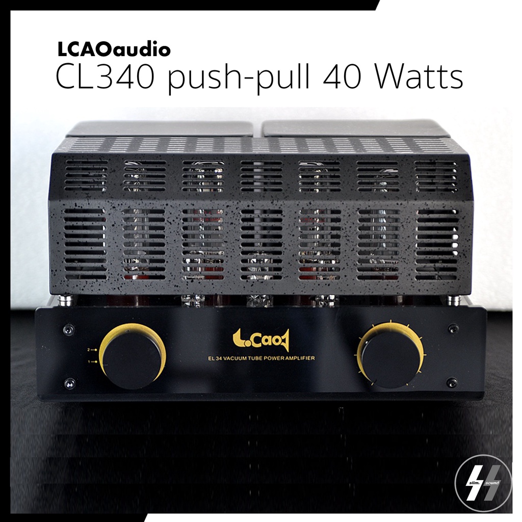 แอมป์หลอด | LCAOaudio - CL340 | Vacuum Tube EL34 push-pull | 40 Watts ...