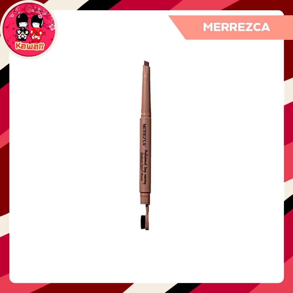 Merrezca Professional Long Wearing eyebrow pencil ดินสอเขียนคิ้ว เมอเร ...