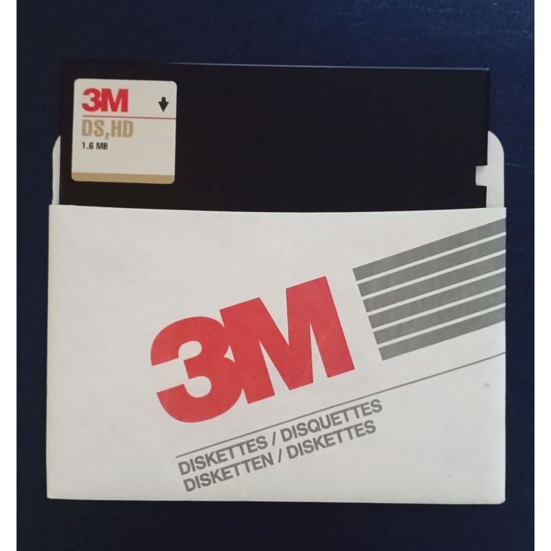(427)แผ่นใหม่Floppy Disk 3M DS HD High Density 5-1/4" Diskettes ...