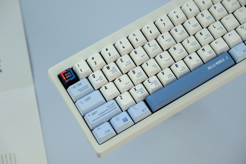 GMK Programmer Keycap, 129 คีย์ PBT Keycaps Cherry Profile DYE-SUB ส่วน ...