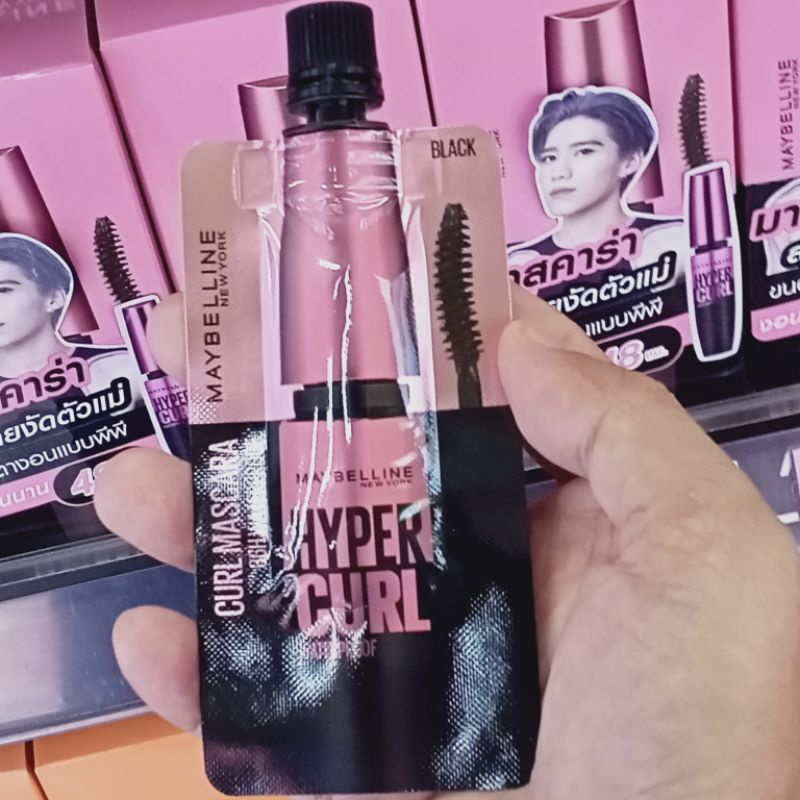 ( 1 ซอง) ขนาด 3 มล Maybelline Volum Express The Hyper Curl Waterproof ...