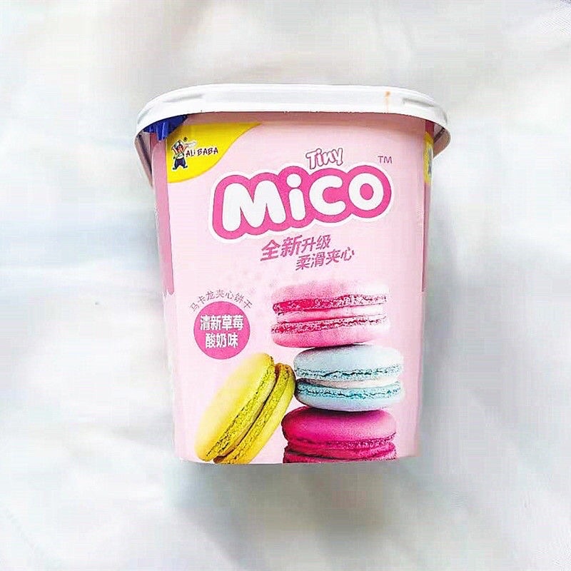 Mico Tiny Macaroon cookies มินิ มาการอง บิตกิต คุกกี้สอดไส้ | Shopee Thailand