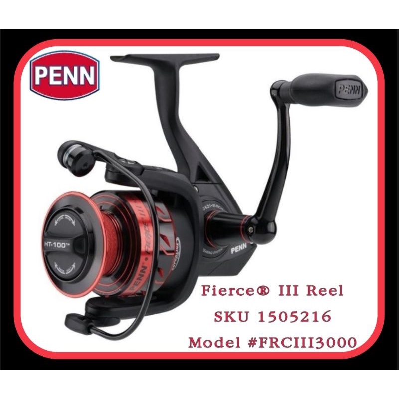 PENN FIERCE III 3000 4000 5000 6000 8000 สินค้าแท้💯มีประกัน | Shopee ...