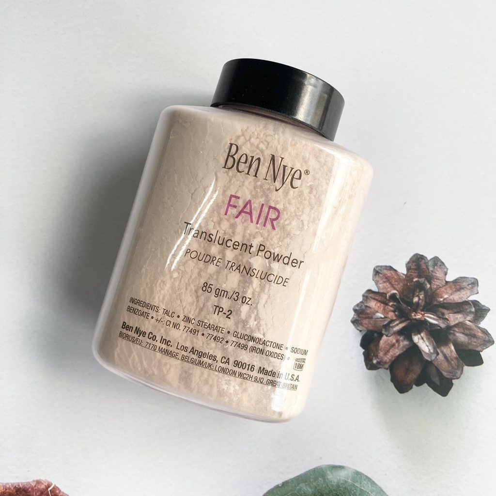 แป้งฝุ่นโปร่งแสง Ben Nye Fair Translucent Face Powder เนื้อบางเบา เนื้อ ...