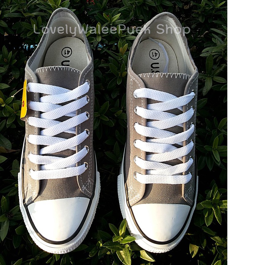 รองเท้าผ้าใบGoldCity-1207สีเทา Size 35-47พื้นนุ่มใส่ทนใส่ดีสีไม่ตก ...