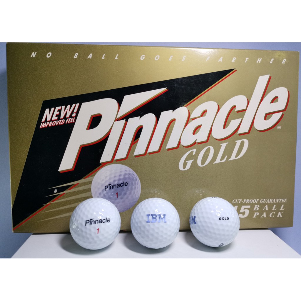 ลูกกอล์ฟ Pinnacle Gold (กล่อง 15 ลูก) (พร้อมส่ง) | Shopee Thailand
