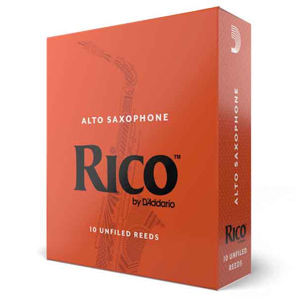 ลิ้นกล่องส้ม Rico Alto Saxophone Reeds Orange Case 10 Pieces/Box อัลโต ...