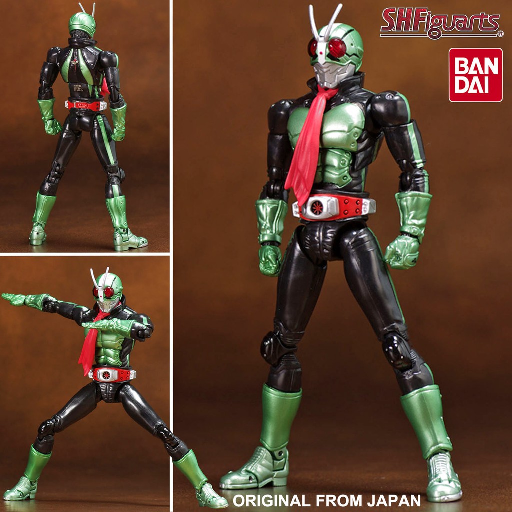 Figma งานแท้ ฟิกม่า Bandai Masked The First Kamen Rider 2 ไอ้มดแดง คา ...