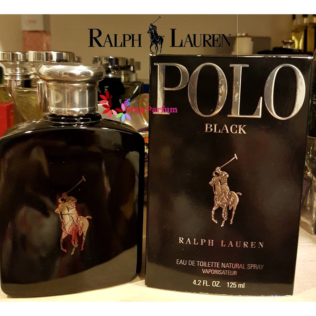 Ralph Lauren Polo Black Edt For Men 125 ml. ( กล่องขาย ไม่ซีล ...