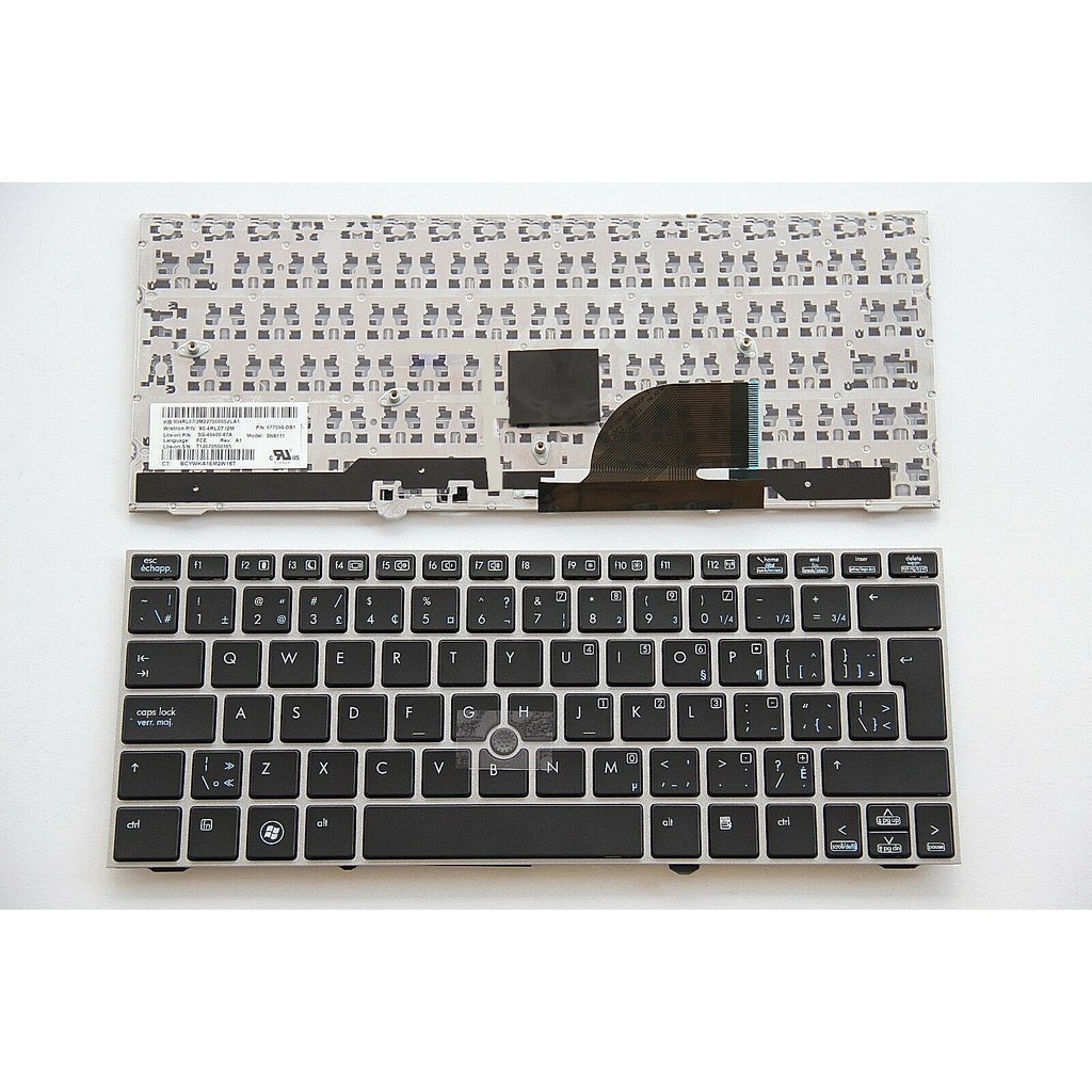 คียบอร์ดโน้ตบุ๊ค HP Elitebook 2170P - 904RL07H01402001C3V300 Notebook ...