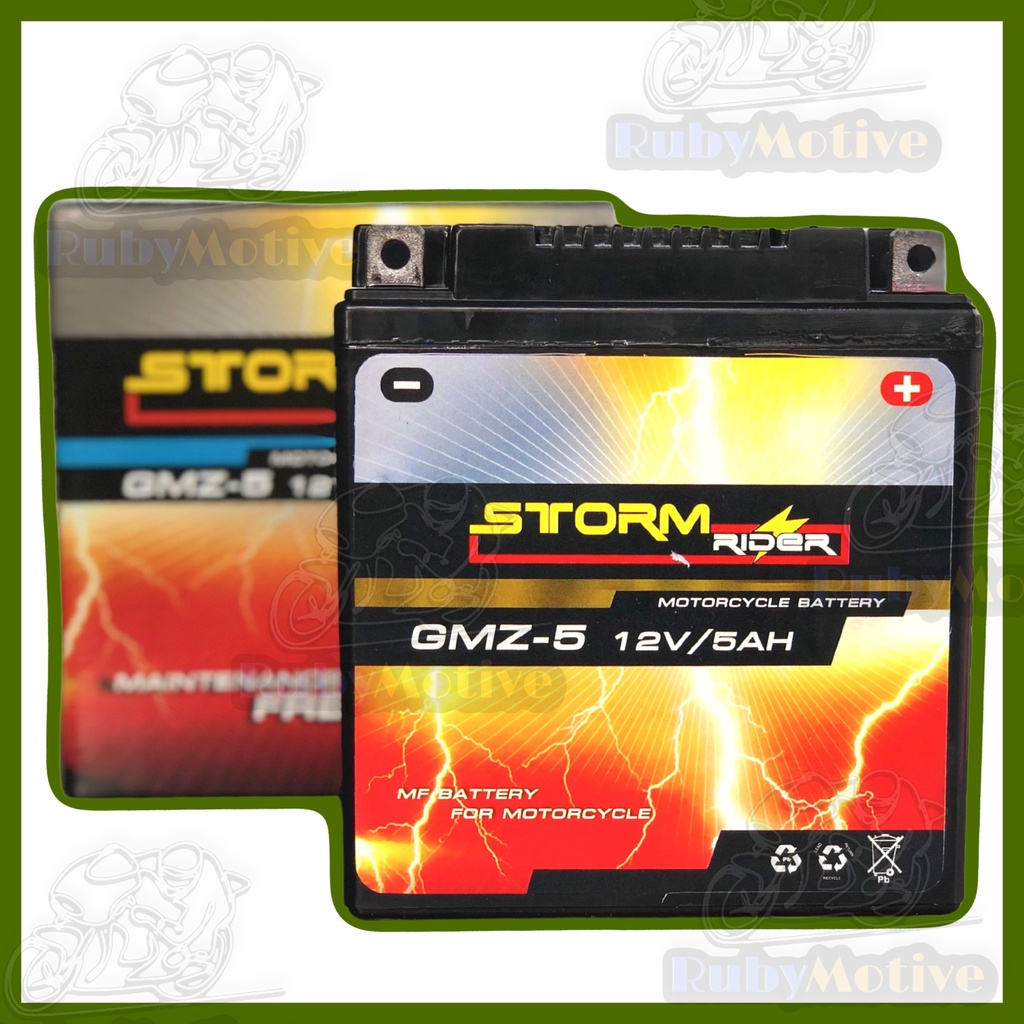 แบตเตอรี่ Mio เก่า 12V/5Ah GMTZ-5 ทรงสูง | Shopee Thailand