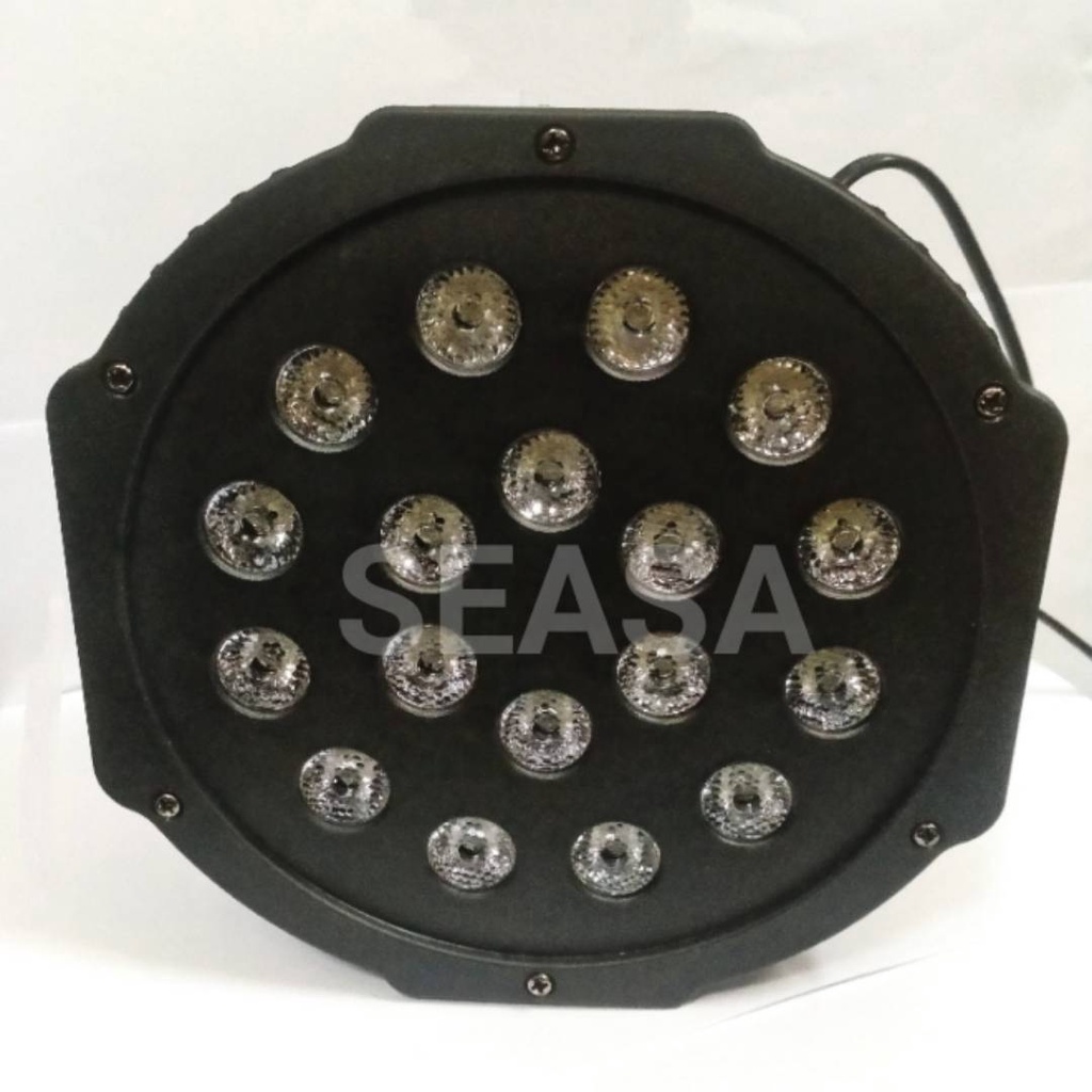 ไฟพาร์ 18 LED /36 LED หลอด RGB 3 in 1 LED MiNi Flat Par Light | Shopee ...