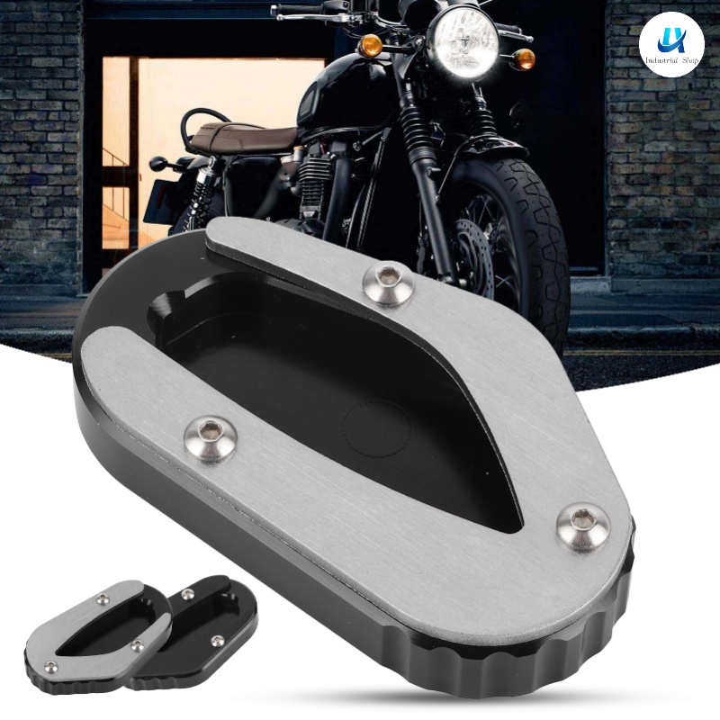 [ราคาพิเศษ] Motorcycle Side Stand Enlarge Pad Kickstand Extension Fit ...