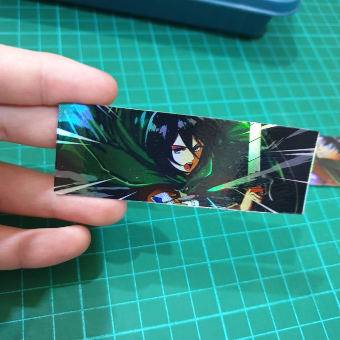 Slap Anime Sticker - S0171 - Attack On Titan - Mikasa | Shopee Thailand