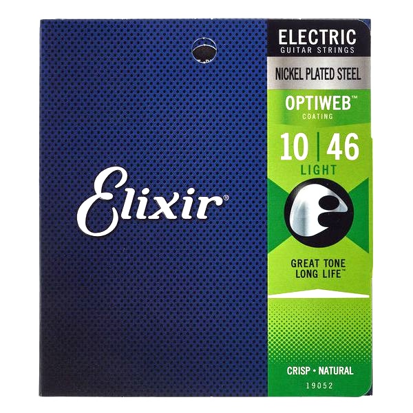 Elixir สายกีต้าร์ไฟฟ้า Electric Guitar String Coating Polyweb, Nanoweb, Optiweb สายกีตาร์ เคลือบ ...