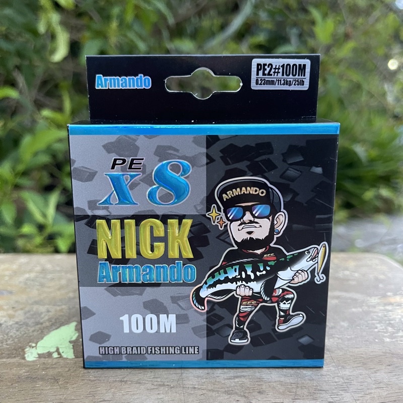 สาย PE Nick Armando สายพีอีนิคอาร์มันโด้ ถัก8 ถัก9 ถัก12 | Shopee Thailand